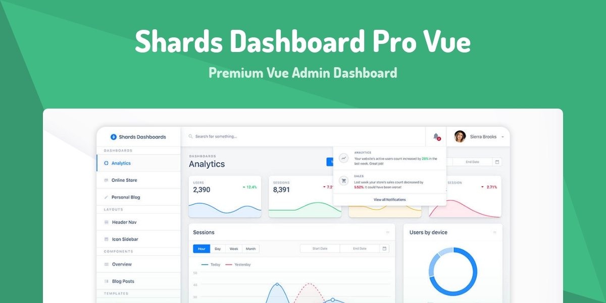 Shards Dashboard Pro Vue - Premium Vue Admin Dashboard - Made with Vue.js Shards Dashboard Pro Vue - Premium Vue Admin Dashboard - Made with Vue.js